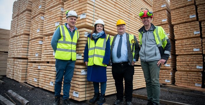 Deputy First Minister Kate Forbes visits Gordon Timber- John Gordon ...
